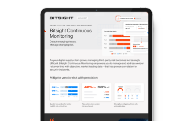 Continuous Security Monitoring Program | Bitsight